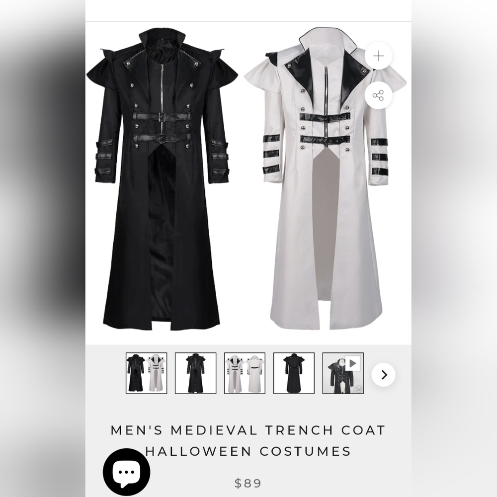 Gothic Men's Cloak - Gem